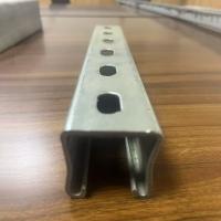 China Adjustable Galvanized Unistrut Steel Channel Corrosion Resistance For Pipe Seismic Brace for sale