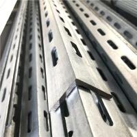 China Extruded Galvanised Angle Channel Steel Unistrut Corrosion Resistance for sale