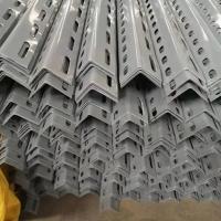 China 90 Degree Galvanized L Channel Steel Slotted Angle Iron GB9787 Standard Corrosion Proof for sale