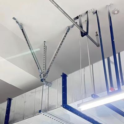 China OEM Longitudinal Duct Seismic Bracing Clamp Hangers For Pipe Shockproof for sale