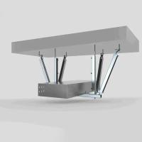 China Lightweight Galvanised Anvil Seismic Duct Bracing Clamp Corrosion Resistant for sale