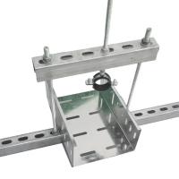 China Galvanized Fire Sprinkler Seismic Bracing Hangers For Pipe Suspended Light Fixtures for sale