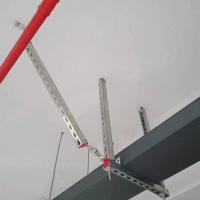 China 2 Inch Bolted Cable Tray Seismic Bracing Supports For Light Fixtures Custom for sale