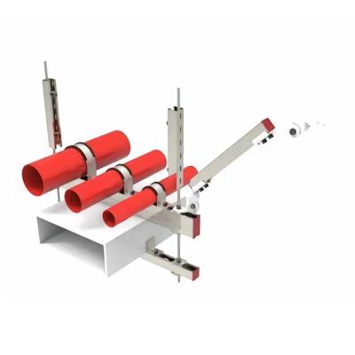 China Residential Lateral 4 Way Seismic Bracing Pipe Supports For Earthquakes for sale