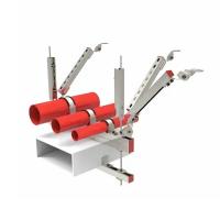 China Residential Lateral 4 Way Seismic Bracing Pipe Supports For Earthquakes for sale