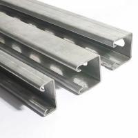 China Q195-Q345 Hot Rolled Galv C Channel Metal Strut Galvanized Steel for sale
