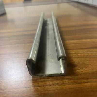 China 2x3 Resilient Gal Steel Solid Strut Channel Zinc Coated Heavy Loads for sale