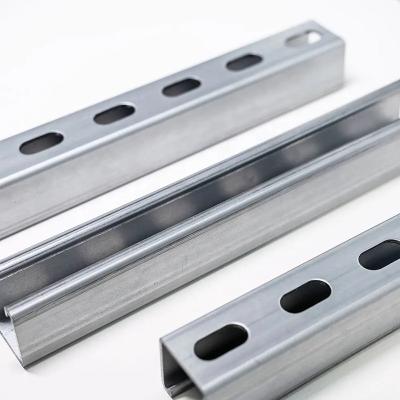 China OEM Carbon Steel Galvanized Galv Unistrut Strut C Channel 2 Inch for sale