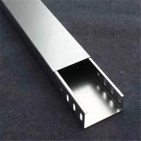 China Ventilated Trough Raceway Cable Tray Trunking Hot Dip Galvanised Steel for sale