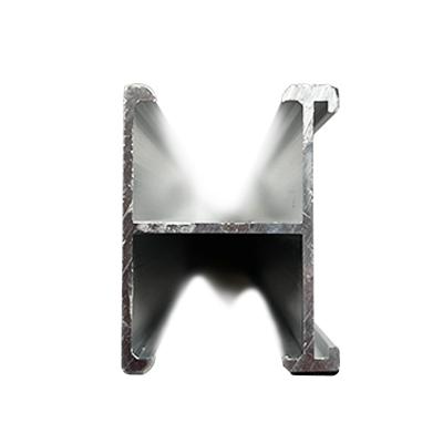 China Black Anodised PV Solar Roof Rails Aluminium Mounting Rails For Solar Panels for sale