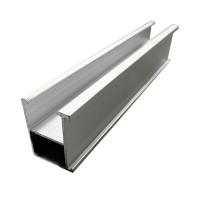 China Black Anodised PV Solar Roof Rails Aluminium Mounting Rails For Solar Panels for sale