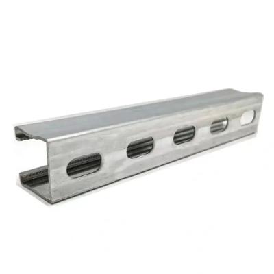 China 14 Holes 10 Feet Length Solid Strut Channel with 200 Lbs Weight Capacity for Seismic Bracing for sale