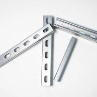 China Heavy-Duty Solid Strut Channel with 200 Lbs Weight Capacity 9/16 Inch Hole Size and 2 Inches Hole Spacing for sale