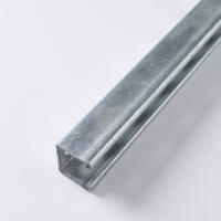 China 9/16 Inch Hole Size Solid Strut Channel with 10 Feet Length and 200 Lbs Weight Capacity for Sturdy Support for sale