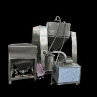 China Rotating Industrial Powder Blender Square Cone Powder Mixer For Pharmaceutical Industry for sale