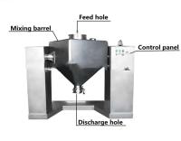 China GMP Automatic Bin Blender Powder Mixing Machine Pharmaceutical Powder Mixer Square Cone for sale