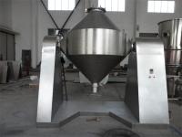 China Food Flour Portable Double Cone Mixer Blender Mixing Machine For Cosmetic Powder for sale