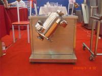 China Rotary 3D Drum Multi Direction Mixer Moving Ribbon Blender Machine For Herbal Powder for sale