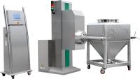 China Column Type 2000L Pharmaceutical Mixer Machine IBC Bin Blender Hopper Mixer Machine for sale