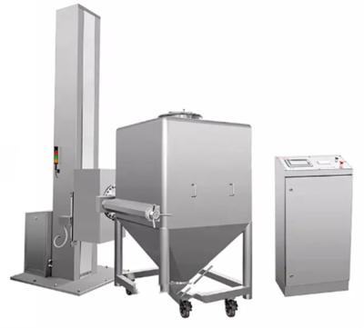 China 20rpm Powder Mixer IBC Post Bin Blender Single Column Lifting System Equipment for sale