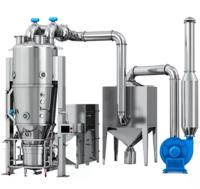 China 10KGS/H-500KGS/H Loading Capacity Fluid Bed Dryer Button/Touch Screen/Remote Control for sale