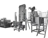 China Coconut Copra Fluid Bed Granulator Vibrating Fluidized Bed Dryer for sale