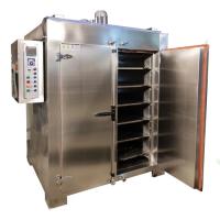 China 10 Stations White Exterior Hot Air Drying Oven with Double-layer Tempered Glass Door for sale