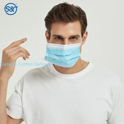 China 3-ply mascrallias face masksssurgical disposable face mask medical dust-proof with low price for sale