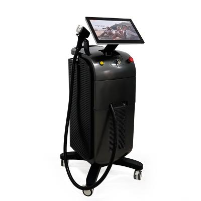 China 500-1600W single or dual handles 808nm laser or 755nm 808nm 1064nm 3 wavelength diode laser hair removal machine for sale