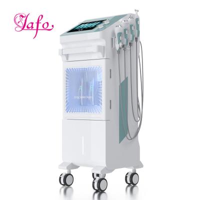 China Newest Upgrade 9 in 1 Hydra Water Dermabrasion RF Facial Microdermabrasion Machine for skin care for sale