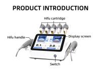 China newest hifu 7d facial y corporal replacement cartridge hifu body contouring hifu machine for sale