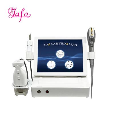 China 3 in 1 portable 7D hifu body face hifu lipo ulfit hifu 7D beauty machine for sale