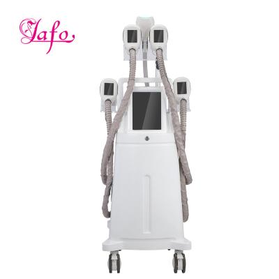 China CE approved 4 handles working simultaneously 5 handles cryo fat slimming machine 3d cryolipolysis machine for sale