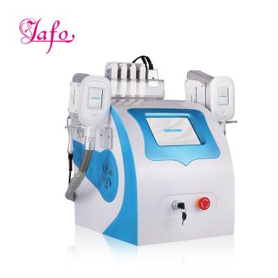 China 2 Cryo handles work at the same time the best Cryo therapy cavitation rf lipo laser Slimming machine for salon use for sale