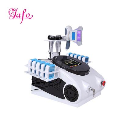China LF-236 hot sale 4 in 1 Cryo+RF+cavitation+lipo laser cryolipolysis freezing slimming machine for sale