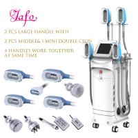 China LF-265A 5 Cryo Handles 360 Cryolipolysis vacuum cavitation rf lipo laser Slimming Machine with Reduce Double Chin handle for sale