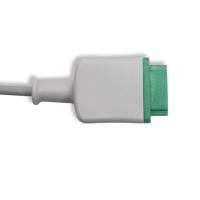 China 11pin GE B650 B20 B40i b850 Marquette 5leads snap patient ecg cable for sale
