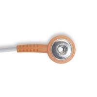 China Medical 5 Leads Snap Button AHA DIN Type Holter Recorder ECG Cable and Leadwires Compatible With Contec for sale