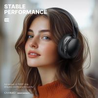 China Comfort Wireless Bluetooth Headphones Sweatproof Over Ear Headphones Noise Cancelling for sale