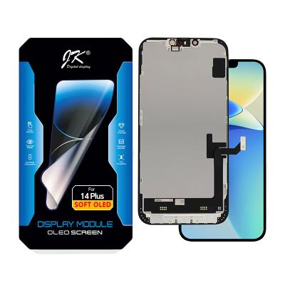 China Factory Price JK Soft OLED LCD Screen Replacement with Touch Screen Digitizer for iPhone 14 Plus RoHS and CE Certified for sale