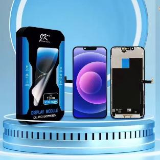 China JK Brand New For IPhone 13 Pro Black Screen Soft OLED Display Replacement Factory Directly Sell Original Notch Size for sale