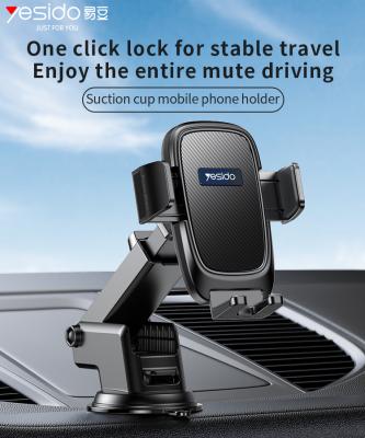 China Yesido C262 Universal Car Phone Holder with 360° Revolve Flexible Adjustment for 4.7-7.2 Inches Devices for sale