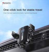 China 360 Rotating Car Phone Holder with Gravity Reaction for 4-7 Inch Phones - Universal Air Vent Mount for sale