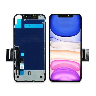 China Factory Price iPhone 11 LCD Screen with 650±50 Cd/m2 Brightness 1:1400 Contrast Ratio and 18 Month Warranty for sale