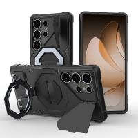 China Rugged Outdoor Phone Case with Industrial-Grade Shockproof Protection, Magnetic Kickstand, and Lanyard Hole for sale