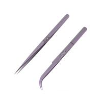China 2UUL Ti21-22 Purple Titanium Ultralight Tweezer Straight Head for sale