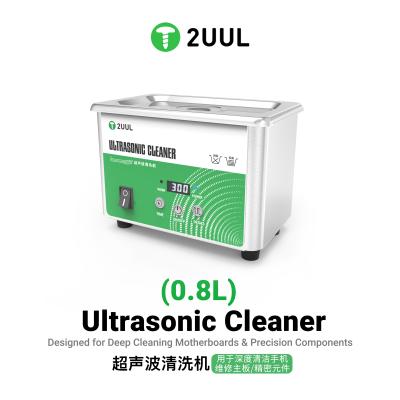 China 2UUL SSO1 Ultrasonic Cleaner 0.8L Capacity with 360° Full Coverage and High Frequency Vibration for Deep Cleaning for sale