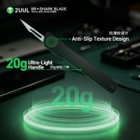 China 2UUL BB +SHARK BLADE BL11 Aluminum Handle Blade set Aluminum Handle with 3 No.11 P Blades for sale