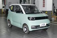 China 2023 SGMW Wuling Hongguang 2024 Mini EV Macaron 4-Seat 120/170km Left Rudder Car Energy for sale