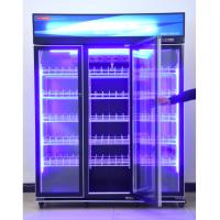 China Commercial Beverage Display Cooler Refrigerator Swing Door 1333L Capacity for sale